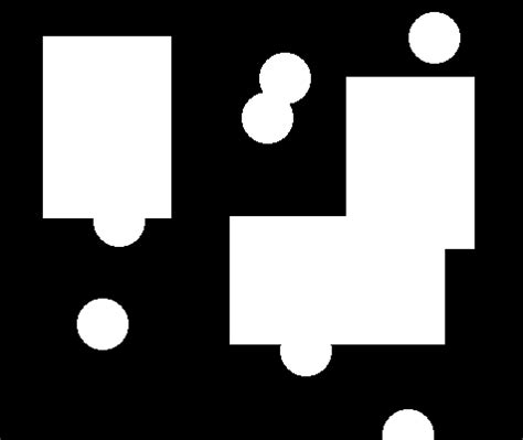 Circle Intersection With Rectangle Binary Image Processing With Matlab Stack Overflow