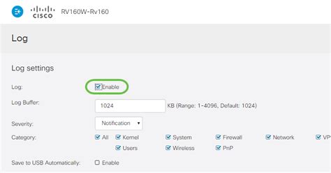 Configuring Remote Logging On RV160 And RV260 Routers Cisco