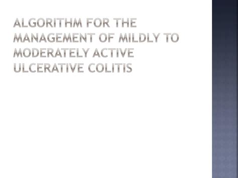 Ppt Ulcerative Colitis Updated Powerpoint Presentation Free Download Id 1567189