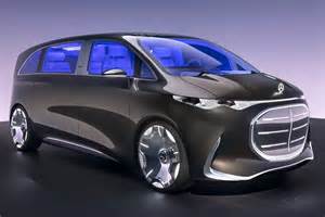 New Mercedes V Class Previewed With Vision V Electric Mpv Concept Autocar India