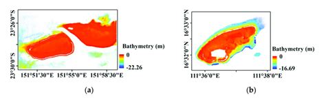 Shallow Water Bathymetric Maps Derived Using Remote Sensing Images And Download Scientific