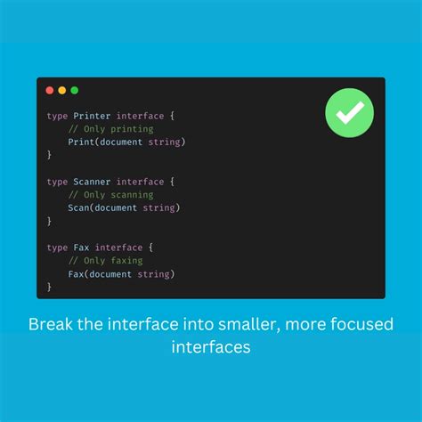 Interface Segregation Principle Isp Explained In 100 Seconds 拾光赋
