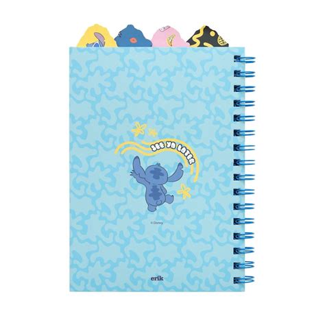 Stitch Notebook With Dividers Size A5 Notebook Grupo Erik Disney