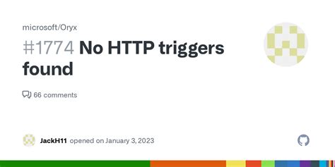 No Triggers Found · Issue 1774 · Microsoft Oryx · Github