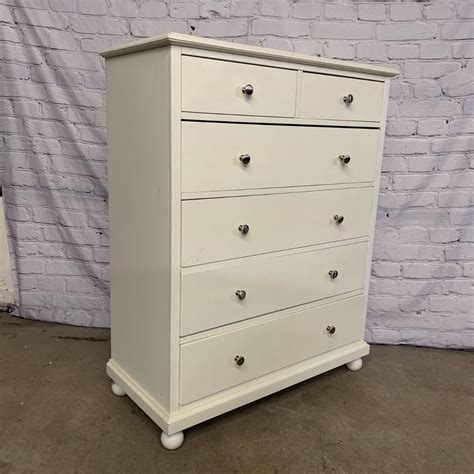 White Tall Dresser