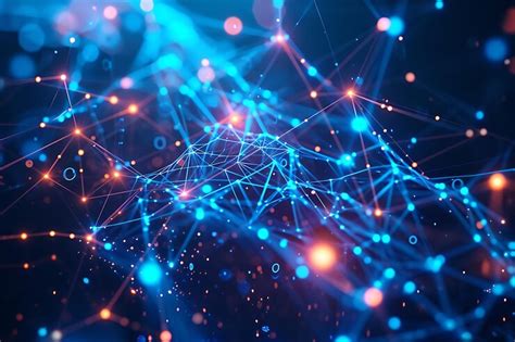 holographic coding structure network of nodes high detail premium ai