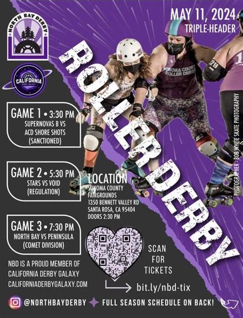 Triple Header Bout On May 11 In Santa Rosa Ca R Rollerderby