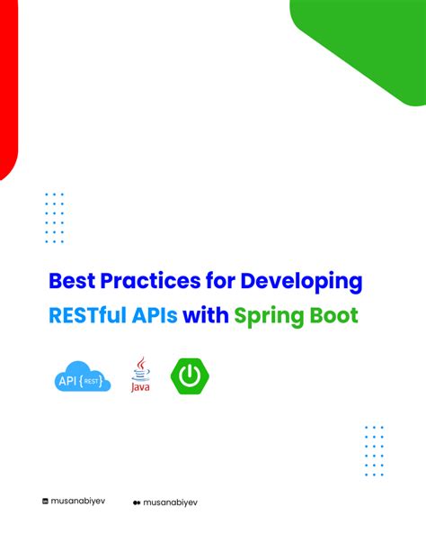 Best Practices For Developing Restful Apis With Spring Boot