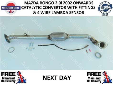 Mazda Bongo 2 0i 2002 Onwards Catalytic Converter And 4 Wire Lambda