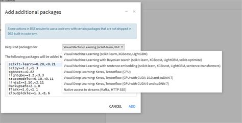 Visual ML Time Series Package Not Avalible Dataiku Community