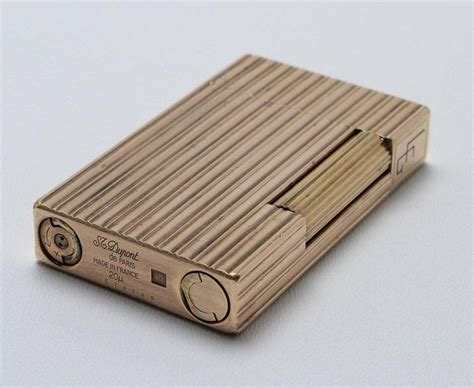 S T Dupont Lighter Ligne 2 Gold Plated Catawiki