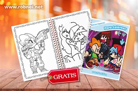 Libro Para Colorear De Friday Night Funkin Pdf Robnei Blog