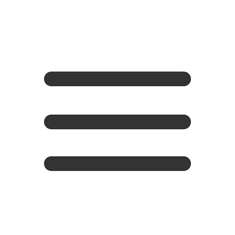 premium vector minimal set of hamburger menu flat icons menu icons