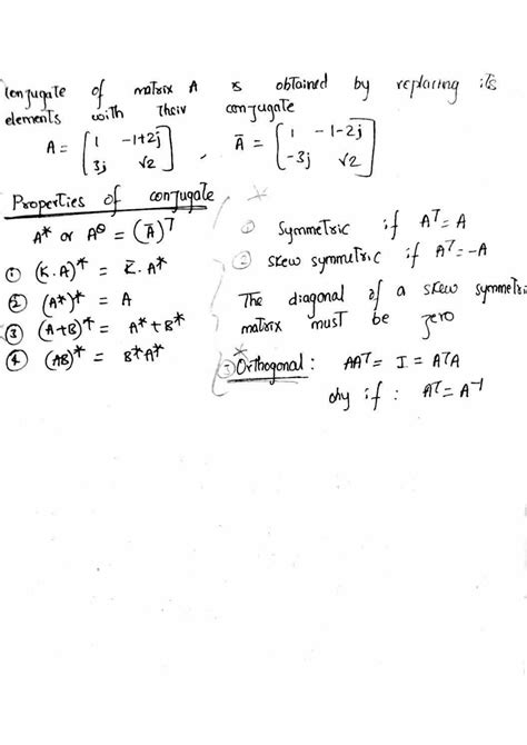 SOLUTION: Basic linear algebra matrices concepts - Studypool