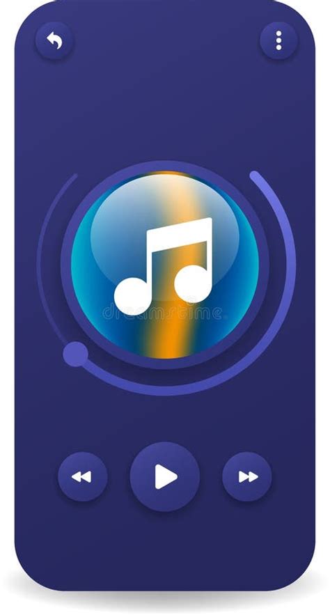 Modern Music Player Interface Design With Gradient Visuals And Playback