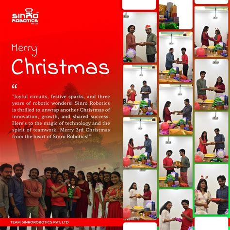 Sinrorobotics Pvt Ltd On Linkedin Our Team Celebrates Xmas Wishing You A Merry Christmas And