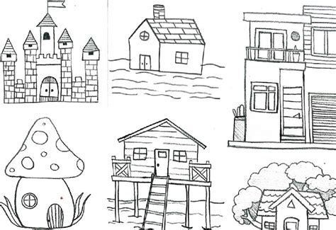 Dibujo De Casas Ideas Y Consejos Creativos Tinta Balsa