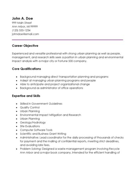 18 Functional Resume Examples Guide Templates