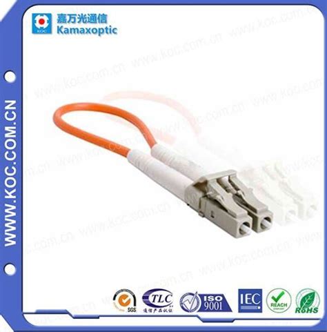 Fiber Optic Loopback LC Connector With ABS Black Box Fiber Optic Cable And Optical Fiber Cable