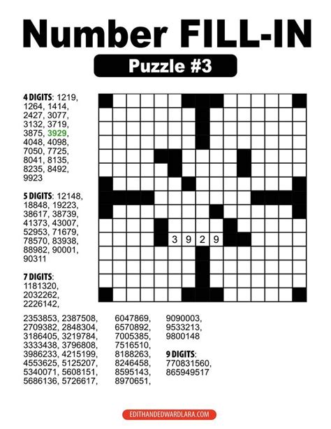 Crossword Fill In Puzzles Printable Vocabulary Builders Artofit