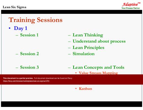 Lean Six Sigma PPT Slide Deck