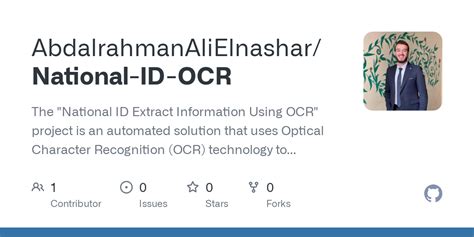 Github Abdalrahmanalielnashar National Id Ocr The National Id Extract Information Using Ocr