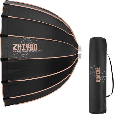 Zhiyun Light Dome Parabolic Softbox 90d 90cm 35 4 Inch Video Light Softbox Bowens