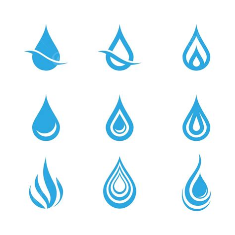 Water Drop Logo Template Vector Property Designer Unity Vector Property Designer Unity PNG