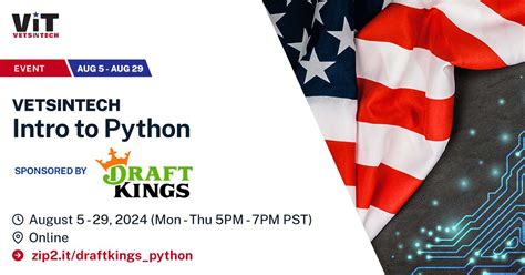 Vetsintech On Linkedin Vetsintech Vets Militaryspouses Phython Draftkings