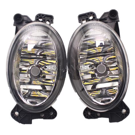 Pair Led Fog Light Lamp For Mercedes Benz W211 E320 E350 E550 2007 2008