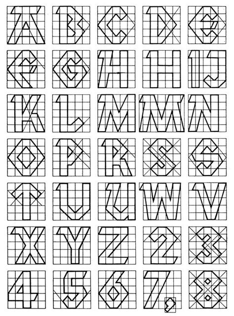 130 Ideas De Letras En Cuadricula Abecedario Punto De Cruz Letras De