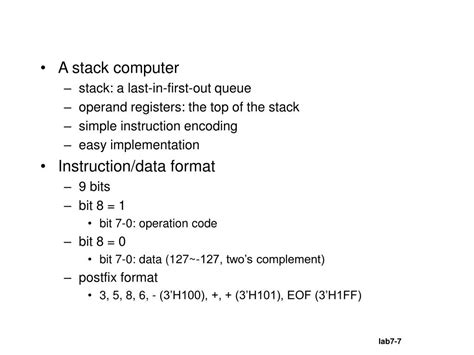 PPT Lab A Calculator Using Stack Memory PowerPoint Presentation Free Download ID