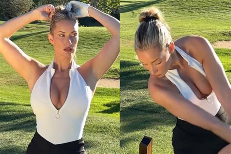Paige Spiranac Sparks Frenzy With Swing Tiny Top In New Video