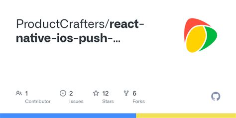 GitHub ProductCrafters React Native Ios Push Notifications Example