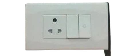 White Modular Switches Rated Voltage 220 Volt V At Best Price In Delhi S R Electricals