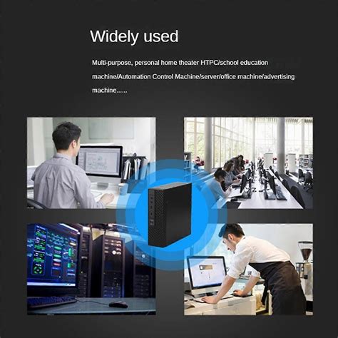 M Mini Desktop Case MINI ITX PC chassi Mångsidigt och effektivt industriellt kontrollfodral