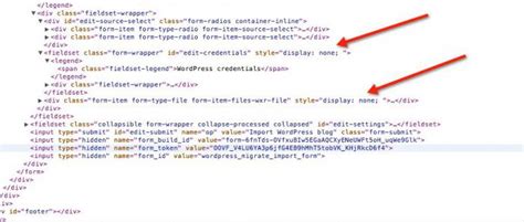 Использование свойства css display none