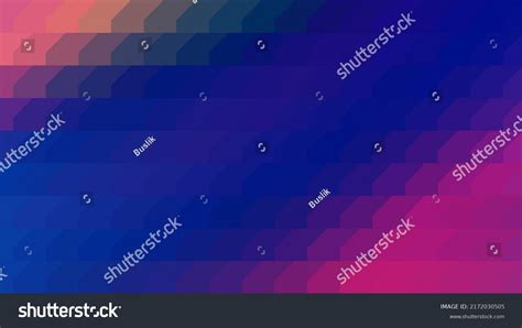 Abstract Geometric Blue Red Violet Color Stock Vector Royalty Free
