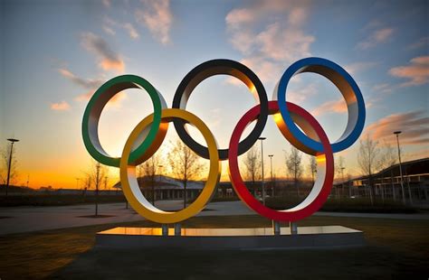 Premium Photo Olympic Rings