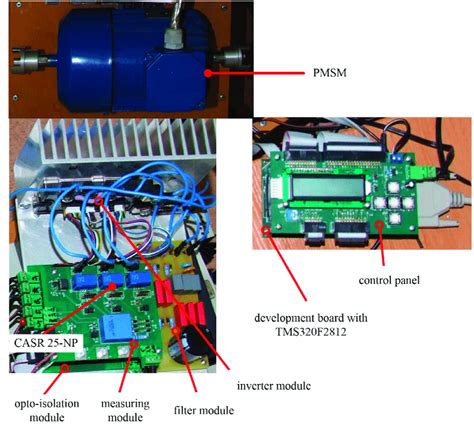 The Picture View Of The Experimental Setup With Tms320f2812 Download