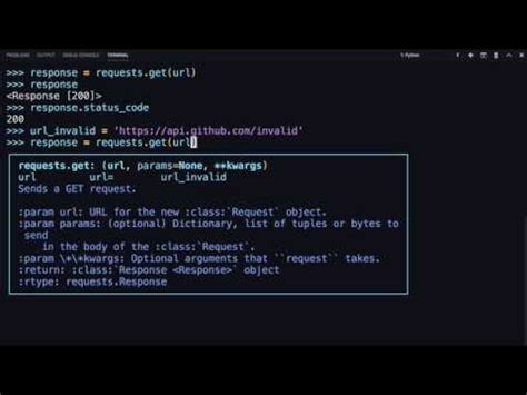 Making GET Requests With Python YouTube