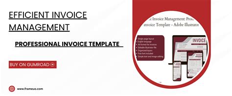 Efficient Invoice Management Professional Invoice Template Frameuo