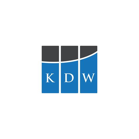 Kdw Letter Logo Design On White Background Kdw Creative Initials Letter Logo Concept Kdw