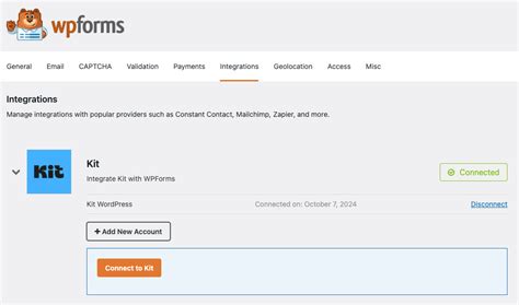 Kit Formerly Convertkit For Wpforms Wordpress Plugin