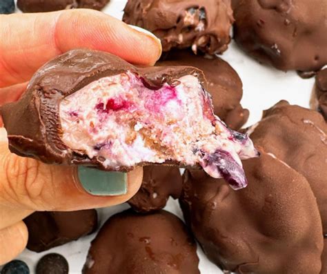 Guilt Free Chocolate Covered Blueberry Protein Clusters Recipe