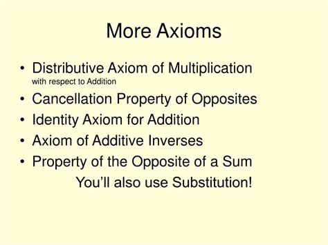 Ppt Proofs In Algebra Honors Sec 2 7 Proving Statements Powerpoint Presentation Id 5538844