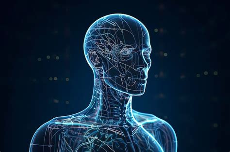 Premium Ai Image Robots Composed Of Neural Networksai Technology Generated Image