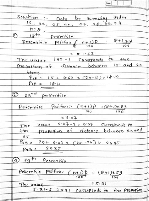 consider a sample with data values of 27 25 20 15 30 34 28 and