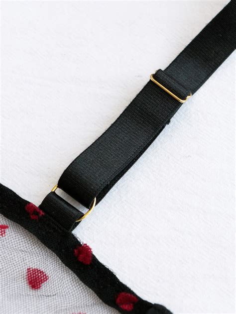 Heart Print Sheer Mesh Underwire Bra Shein Uk