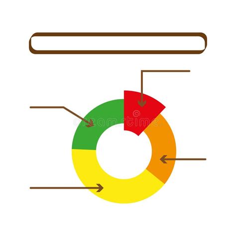 Circular Chart Business Pie Graph Data Analysis Icon Vector